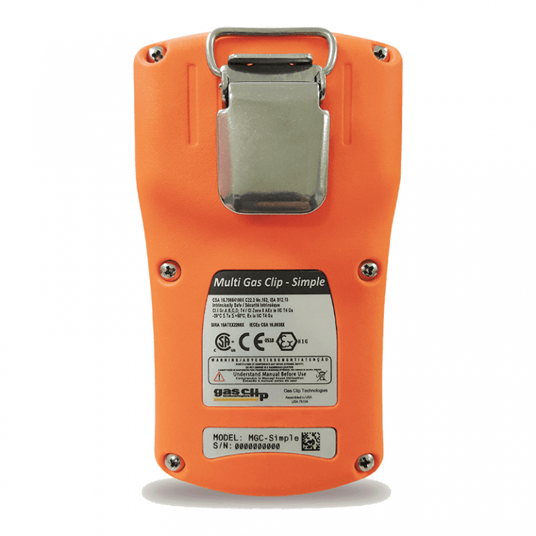 Multi Gas Clip Simple 4 Gas Detector - Riajati Sdn Bhd